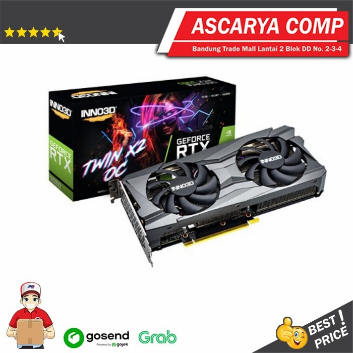 Jual INNO3D GEFORCE RTX 3060 TWIN X2 OC 12GB GDDR6 / RTX 3060 / RTX3060 ...