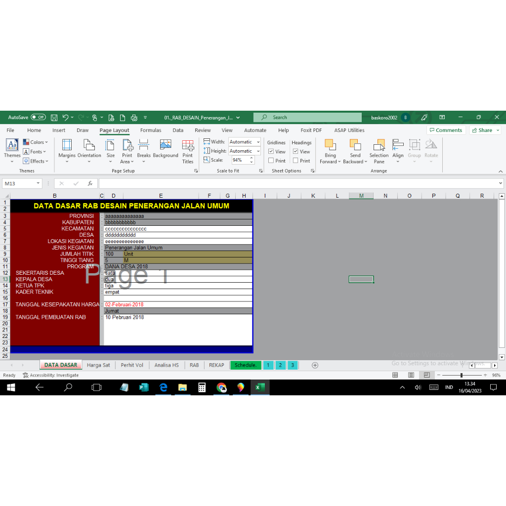 Jual Aplikasi RAB Desain Penerangan Jalan Umum Untuk Proyek Desa Umum ... Jual Aplikasi RAB Desain Penerangan Jalan Umum Untuk Proyek Desa Umum ...