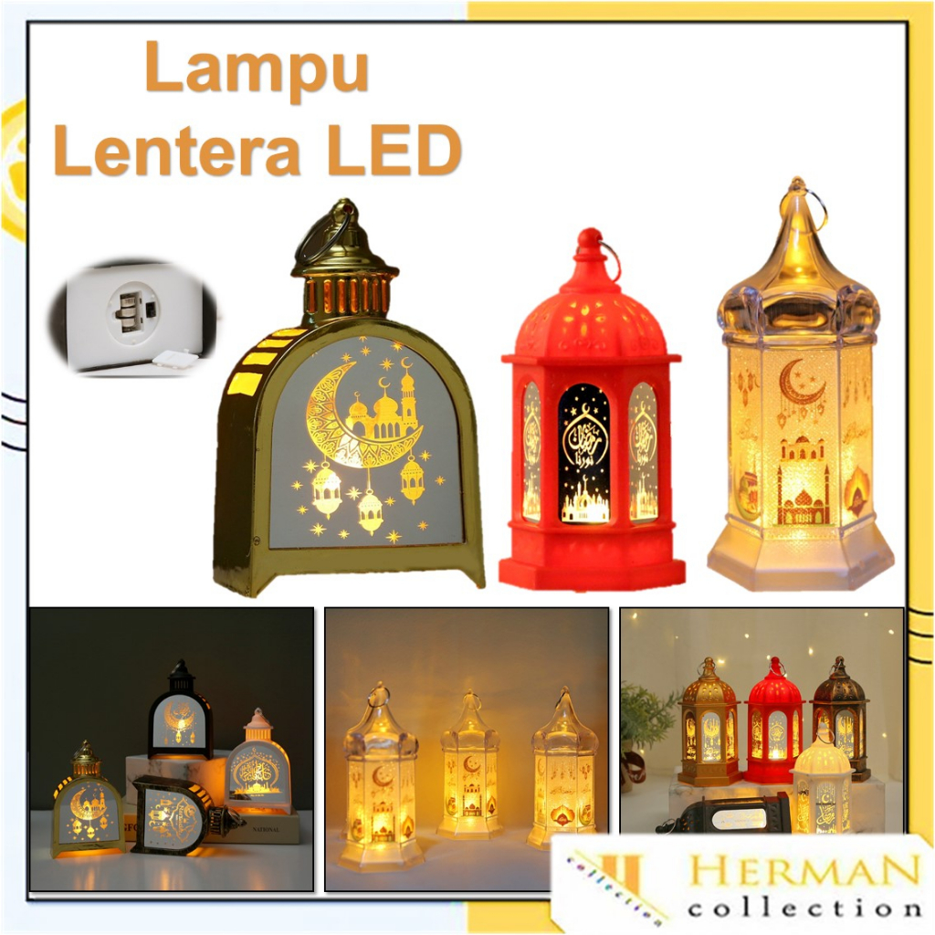 Jual HC LAMPU LED LENTERA AKRILIK RAMADHAN DEKORASI LEBARAN RUMAH ...