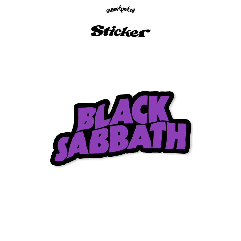 Jual (BISA COD) STICKER BLACK SABBATH / STICKER BIJIAN / STICKER ECERAN ...