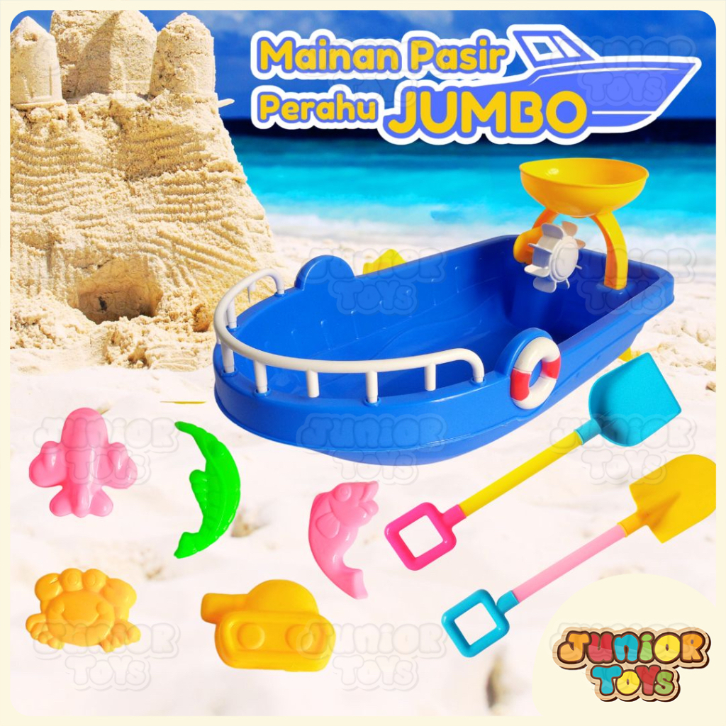 Jual Perahu Mainan Anak Kapal Laut Speed Boat Besar Jumbo Permainan ...