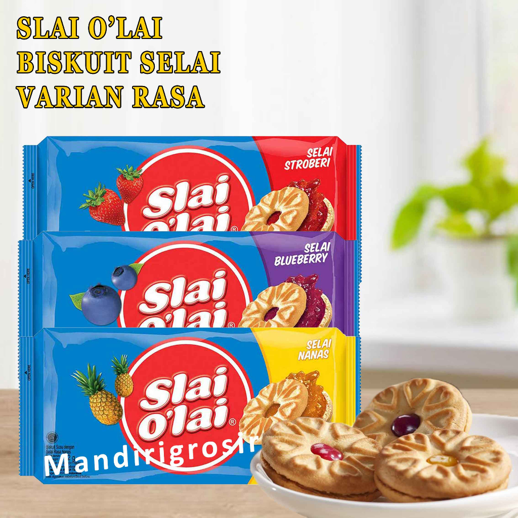 Jual BISKUIT SLAI O'LAI 3 VARIAN RASA 192g | Shopee Indonesia