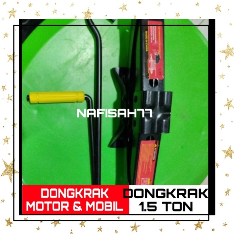Jual DONGKRAK MOBIL 1.5 TON DONGKRAK VIAR TOSSA KAISAR RODA TIGA DLL ...