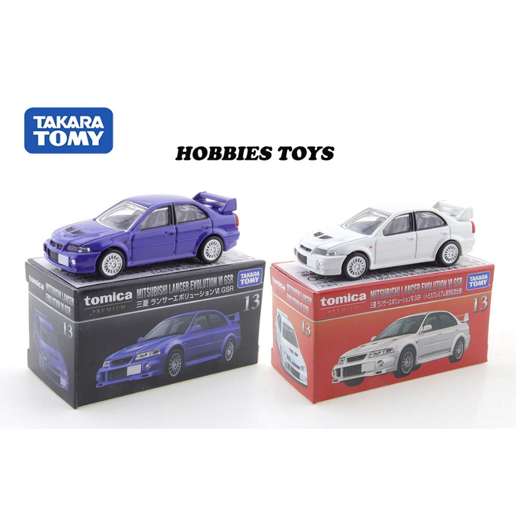 Jual Tomica Premium 13 Mitsubishi Lancer Evolution VI GSR skala 1/61 ...