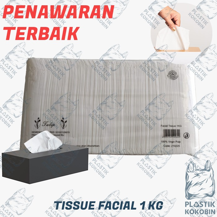 Jual TISSUE FACIAL TULIP 1 KG / SETARA TISSUE NICE (1 PACK) | Shopee ...