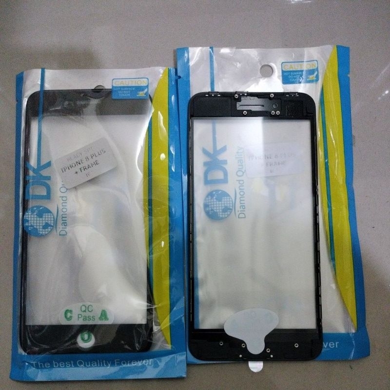 Jual GLASS LCD KACA TOUCHSREEN IP 8+PLUS/IPH 8 PLUS OCA+FREME | Shopee ...