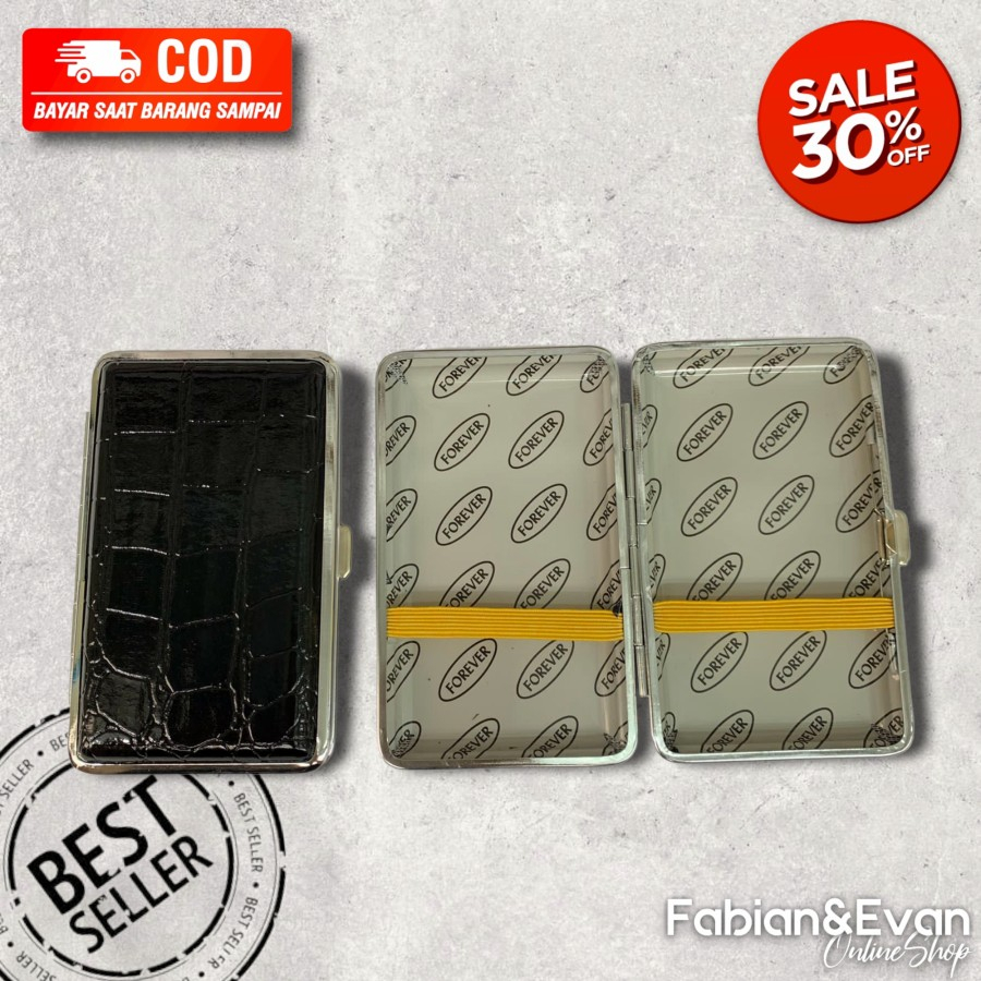 Jual Kotak Tempat Rokok Besi Lapis Kulit Sintetis Aligator | Shopee ...