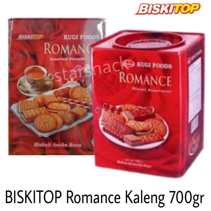 Jual BISKITOP romance kaleng segi 700gr | Shopee Indonesia