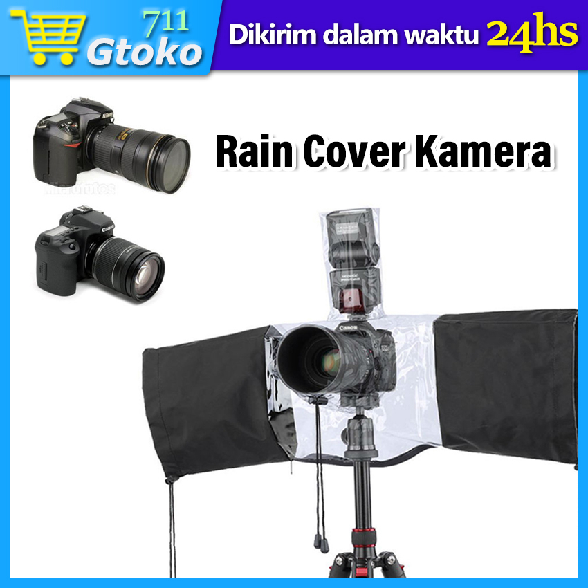 Jual Rain Cover Camera Jas Hujan Pelindung Lensa Kamera DSLR Tahan Debu ...