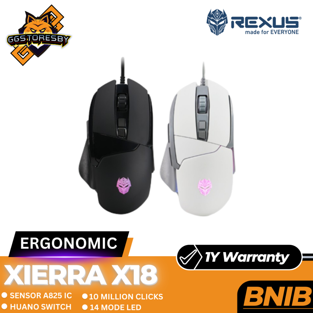 Jual Rexus Xierra X18 Rifle Gaming Mouse | Shopee Indonesia