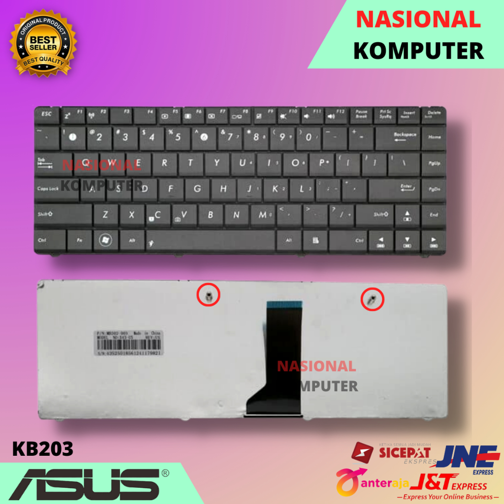 Jual Keyboard Laptop Asus X43 X43U K43 K43U Baut | Shopee Indonesia