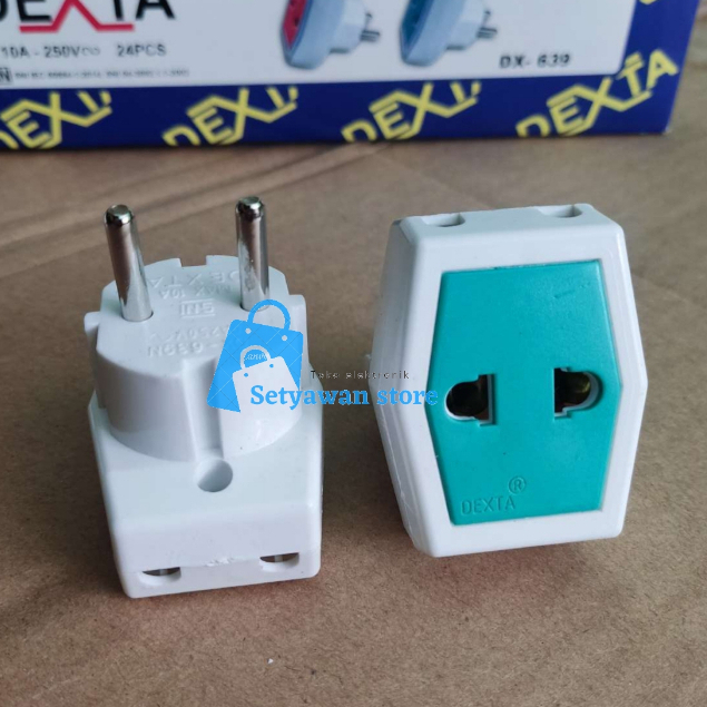 Jual Steker Colokan Listrik T Warna Multifungsi Dexta DX-639 | Shopee ...