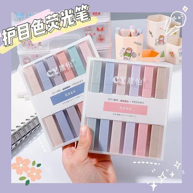 Jual Stabillo Highliter set isi 6 Aesthetic Highlighter Warna Soft ...