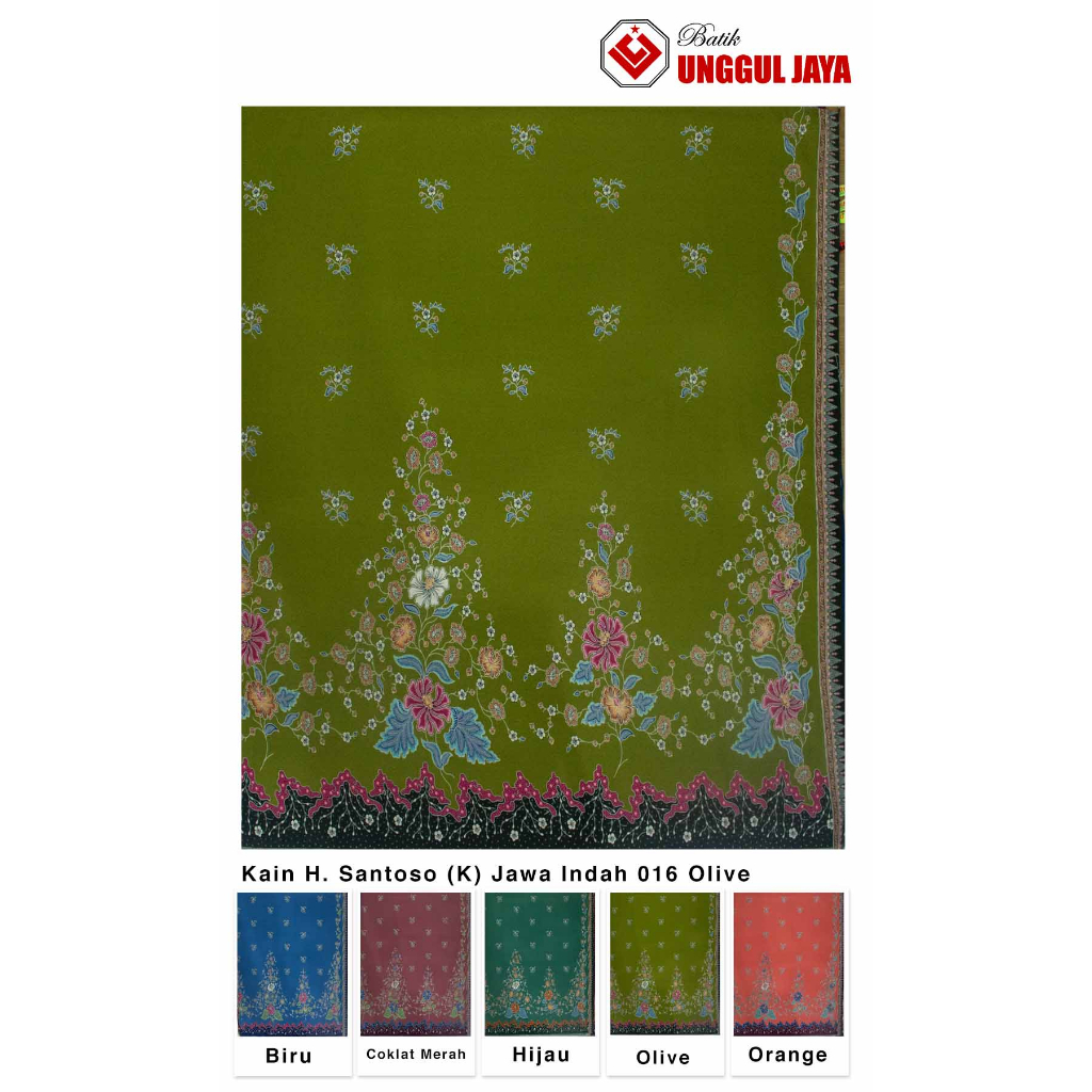 Jual Kain Batik Unggul Jaya - Putri Jelita - Jawa Indah 016 - Super ...