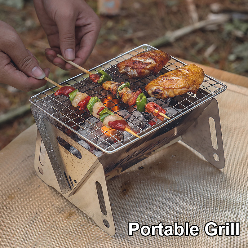 Jual Anbolt Rak BBQ Portable Alat Panggang Barbeque Grill / Pemanggang ...