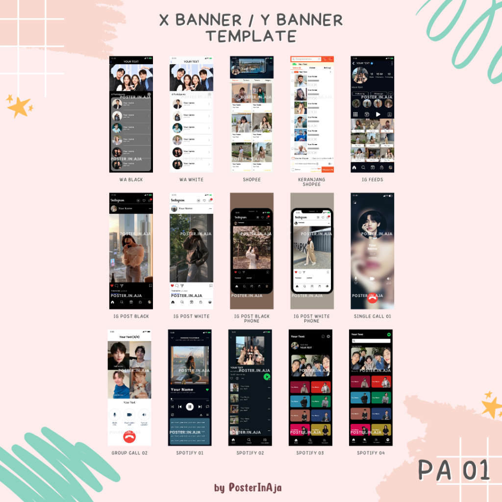 Jual Cetak Print Custom X Banner Y Banner Flexi Korcin FREE DESIGN ...