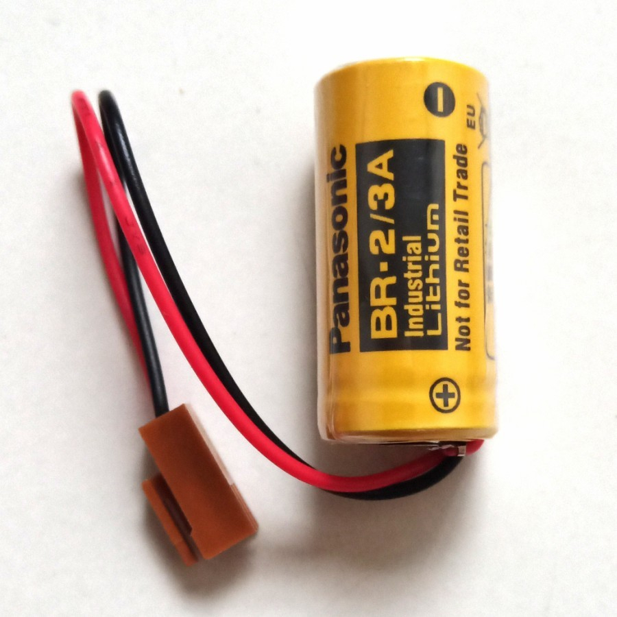 Jual Battery Baterai Lithium Panasonic PLC BR-2/3A 3V 1200mAh Cable ...