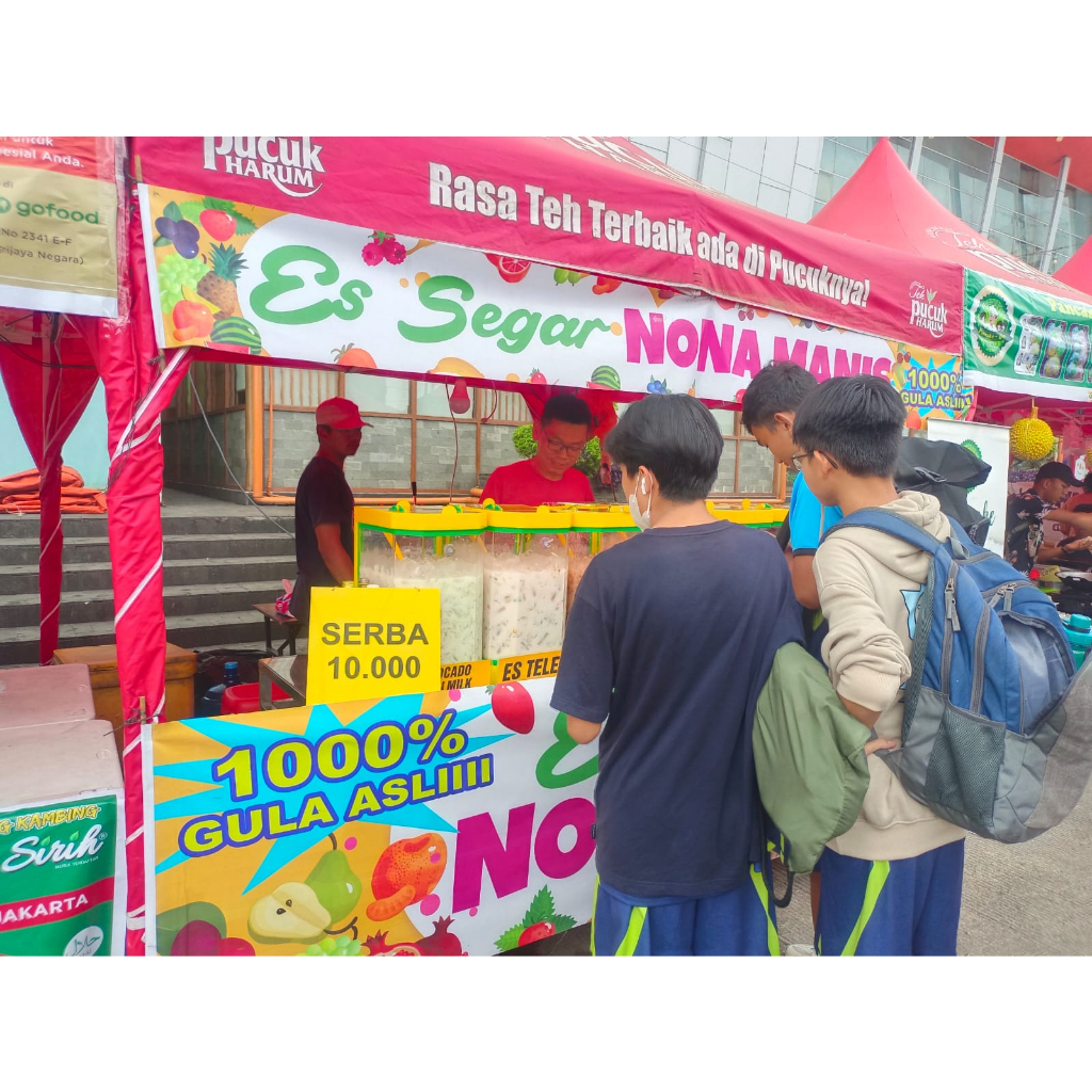 Jual Tempat Minuman ES Buah Acrylic 35 Liter 25x30 Tinggi 45 cm ...