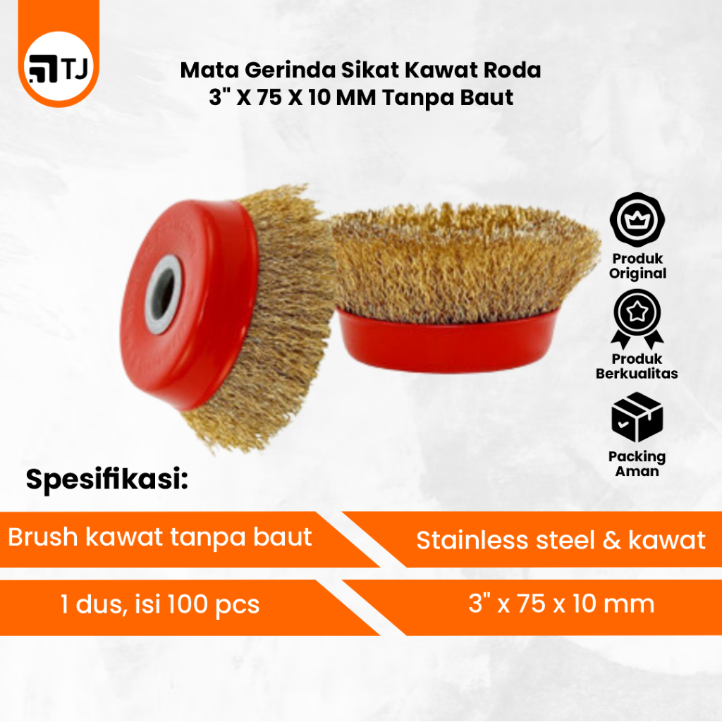 Jual ProXpert Mata Gerinda Sikat Roda Kawat 3 Inch Mata Gerinda Wire ...