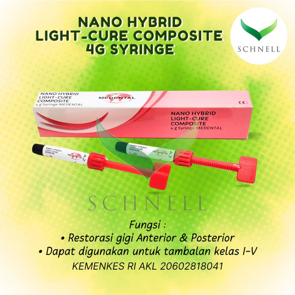 Jual Nano Hybrid Light Cure Composite / Komposit / Tambalan A2 / A3 ...