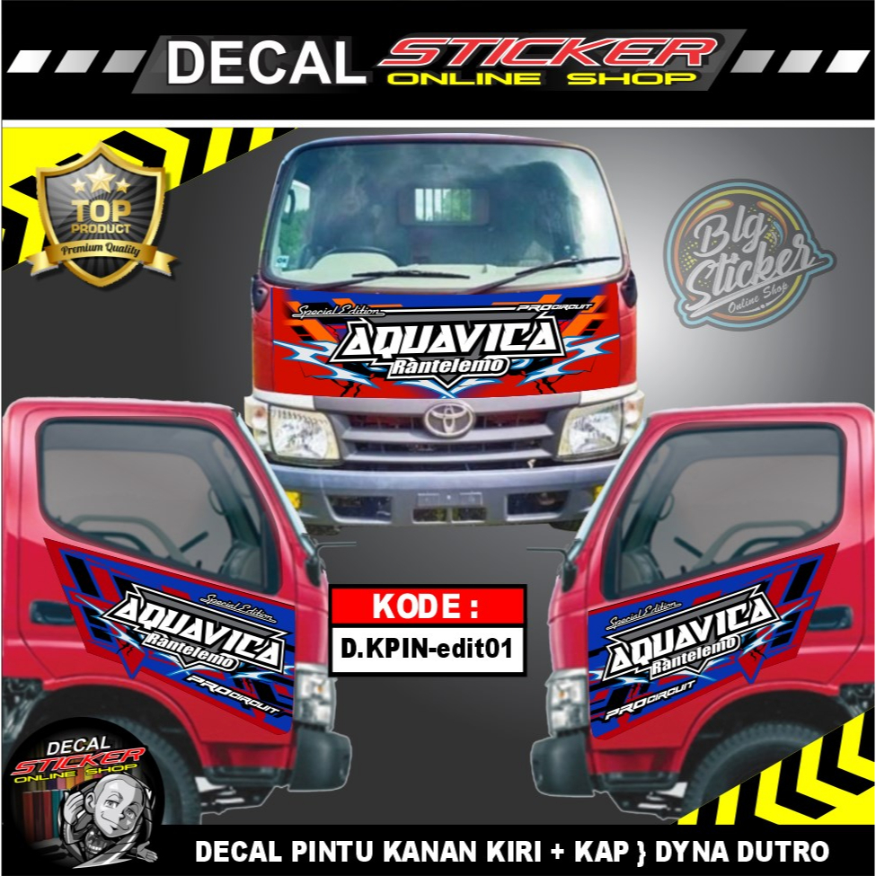 Jual STIKER MOBIL TRUCK DUTRO DYNA | STICKER DECAL PRINT VARIASI KAP ...