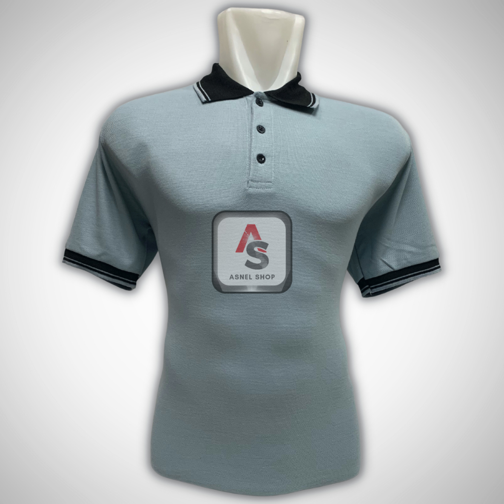 Jual Kaos Polo Polos Nevada Pria Dewasa Kombinasi List M L XL XXL Jumbo ...