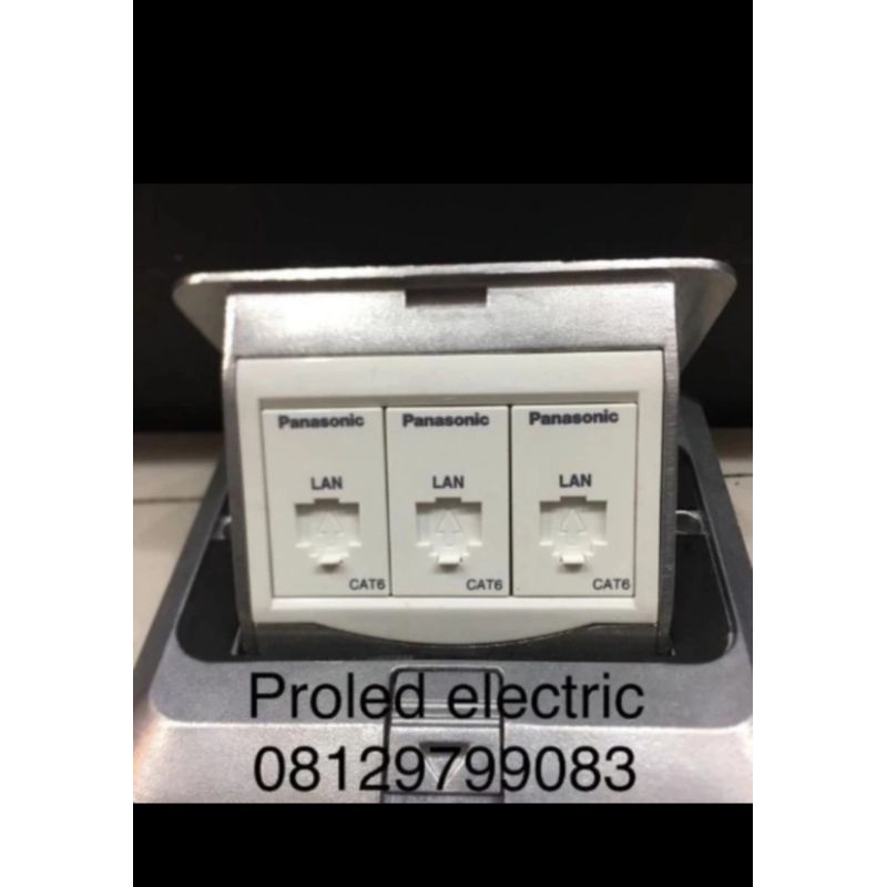 Jual stop kontak lantai panasonic data cat5e hdmi telp tv cat6 telp cat ...