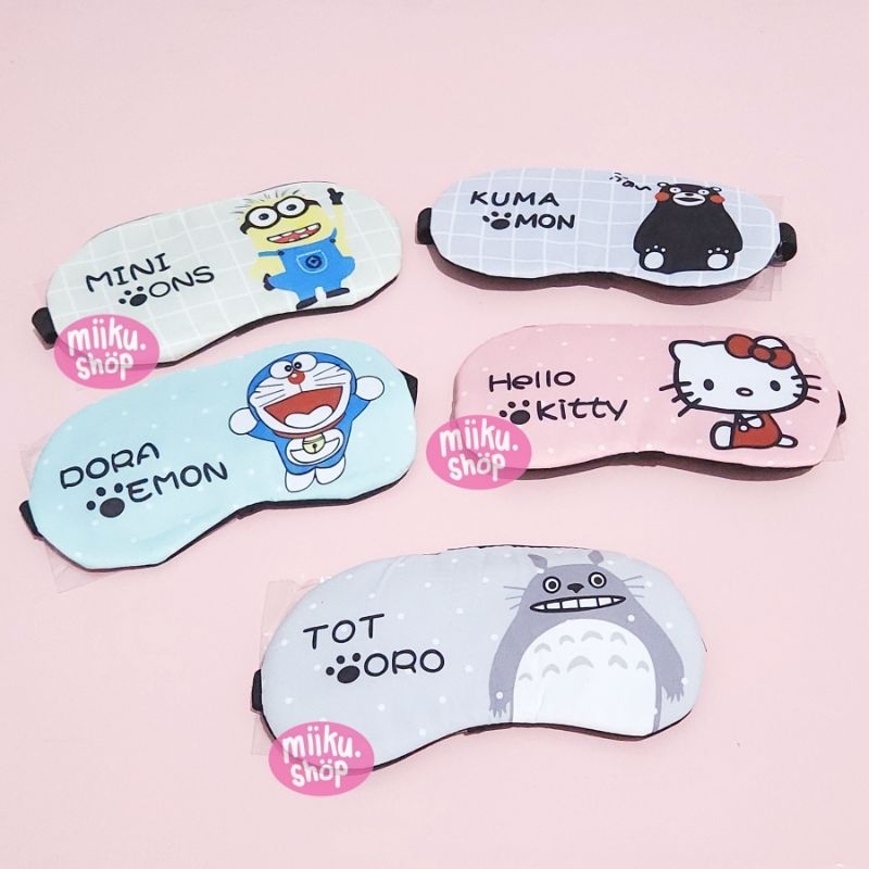 Jual PENUTUP MATA GEL KARAKTER / DORAEMON / HELLO KITTY / KAKTUS ...