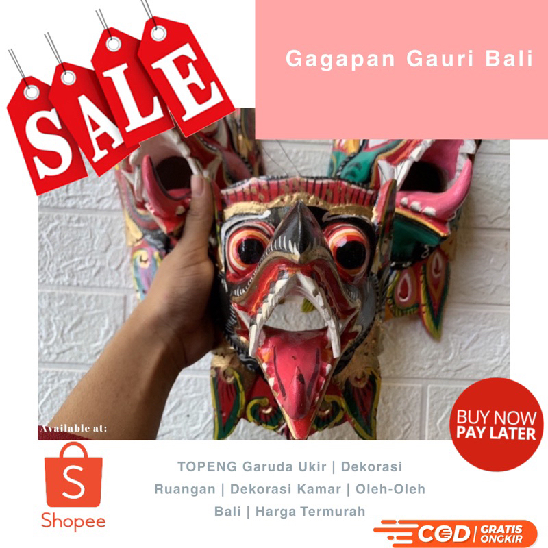 Jual TOPENG GARUDA UKIR | Shopee Indonesia