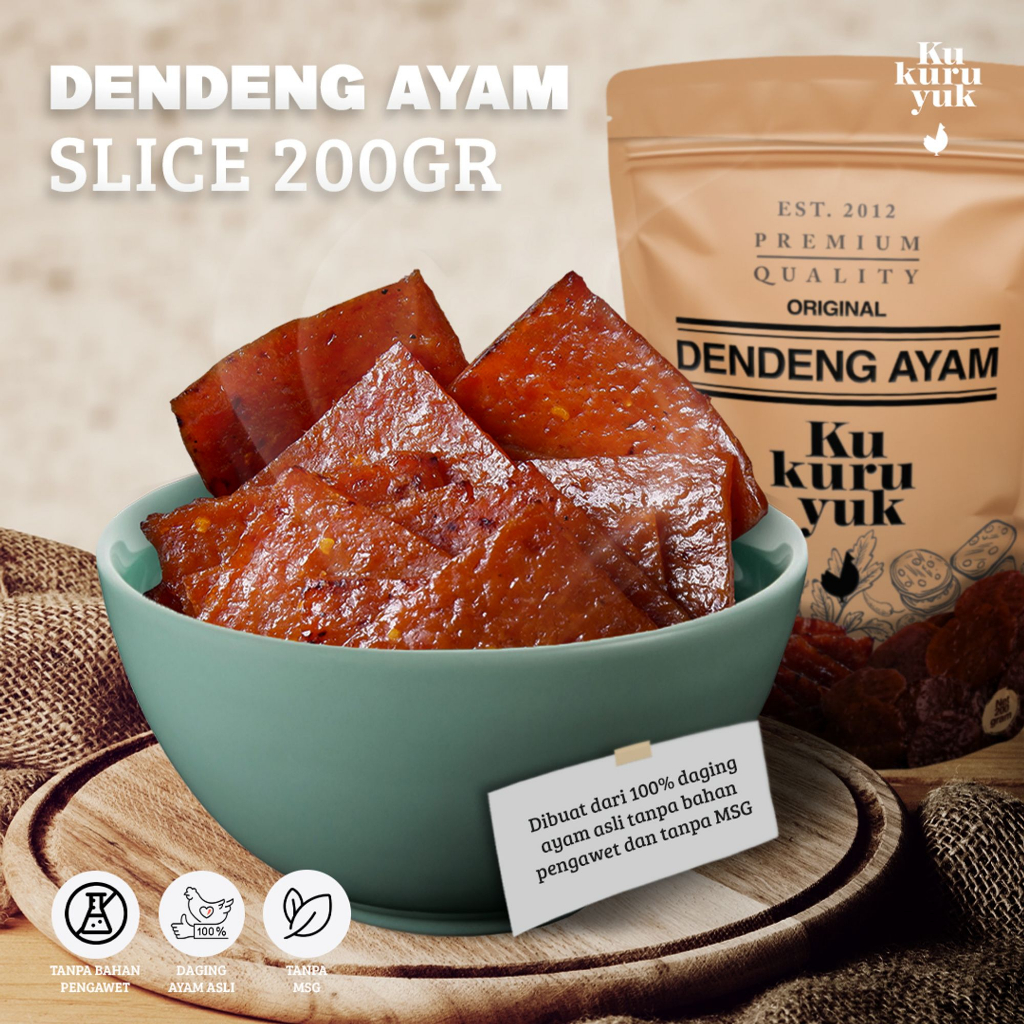 Jual [PREMIUM] Dendeng Kukuruyuk - Dendeng Ayam Kotak 200 gram ...