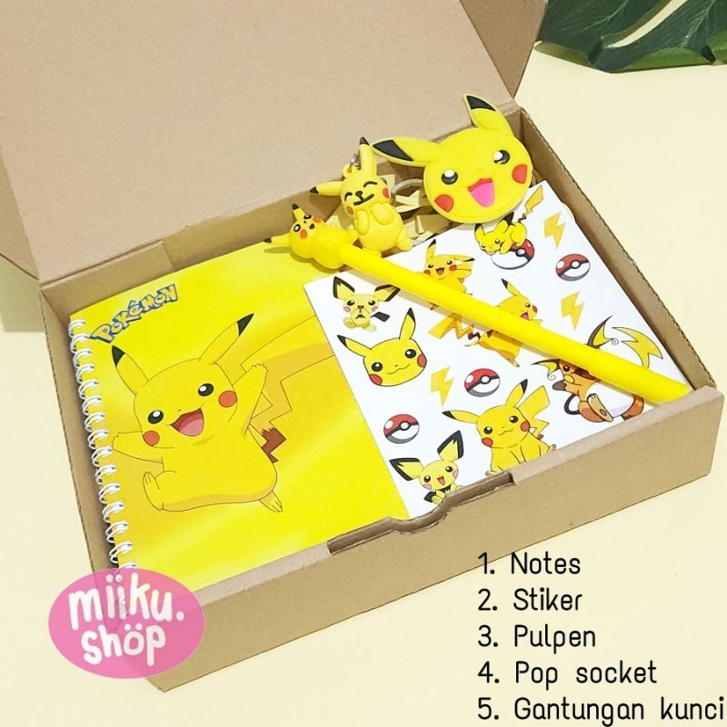 Jual HAMPERS GIFT BOX POKEMON PIKACHU | Shopee Indonesia