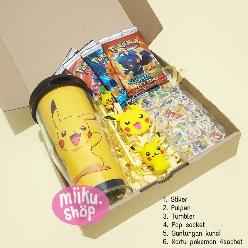 Jual HAMPERS GIFT BOX POKEMON PIKACHU | Shopee Indonesia