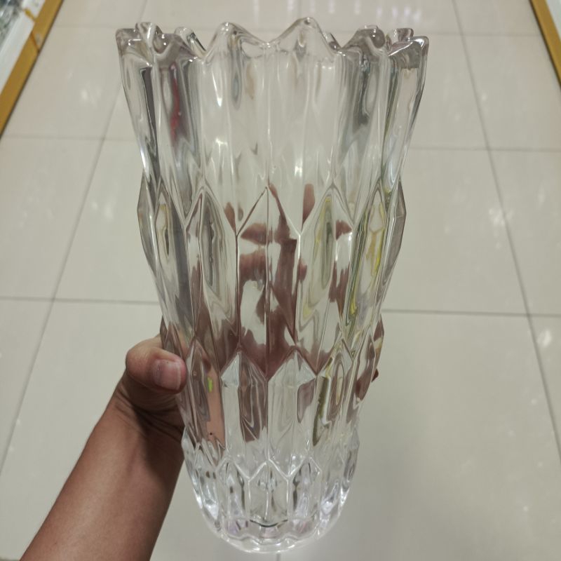 Jual Vas Bunga Kaca_Vas Kaca Besar_Vas Bunga Kaca Kristal | Shopee ...