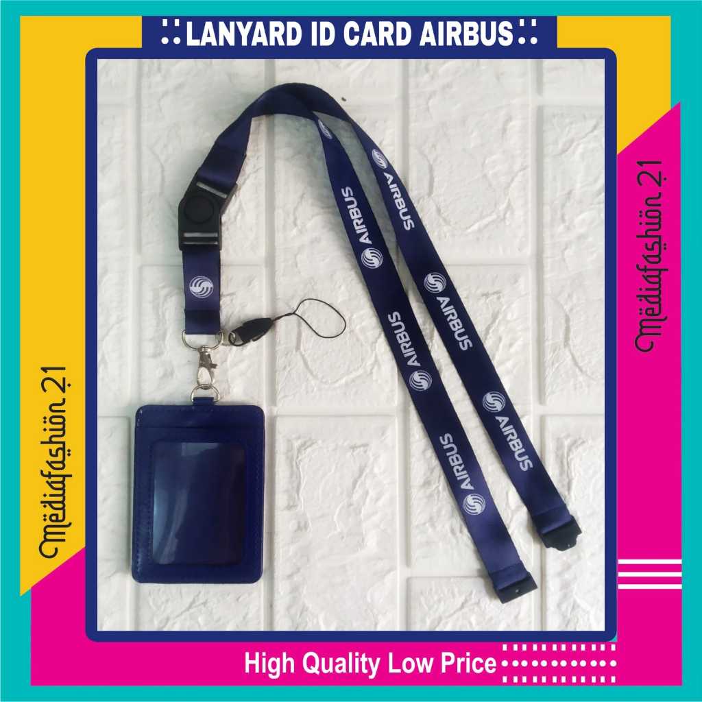 Jual Lanyard Tali Gantungan ID Card AIRBUS Breakaway Free Strap ...