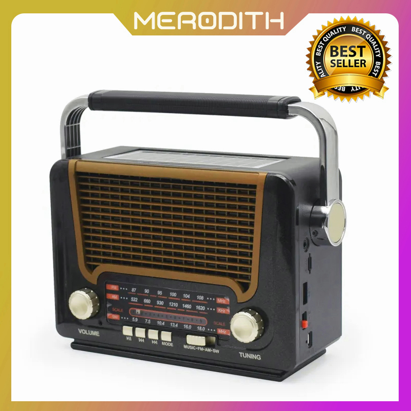 Jual Radio Retro PortableFM/AM/SW/TF USB digunakan untuk Bluetooth ...