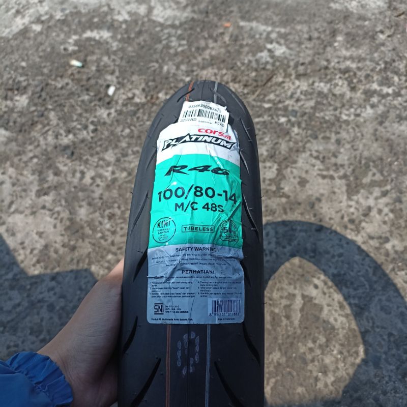 Jual Ban Corsa Platinum R46 Soft Compound 90/80-14 100/80-14 Tubeless ...