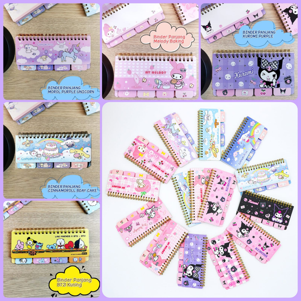 Jual LUCKY CAT - BUKU BINDER MEMO PANJANG | NOTEBOOK RING PANJANG WITH ...