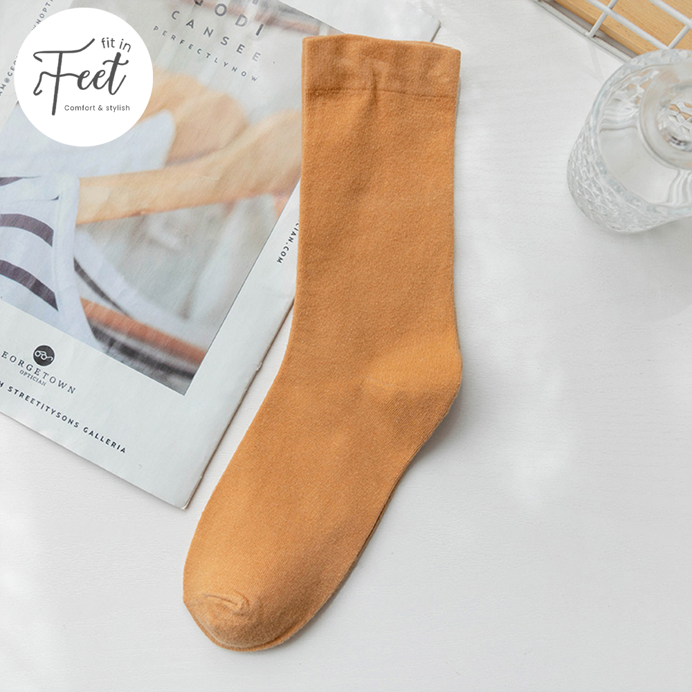 Jual FIT IN FEET - WOMAN PILLING SOCKS / Kaos Kaki Wanita Katun Warna ...