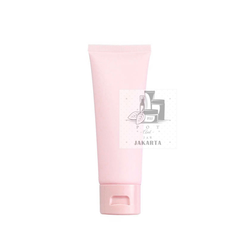 Jual 80ml Soft Tube Botol tube kosong Premium warna SOFT PINK doff ...