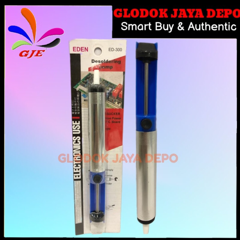 Jual ATRACTOR SEDOTAN TIMAH DESOLDERING PUMP BESI BIRU ED300 | Shopee ...
