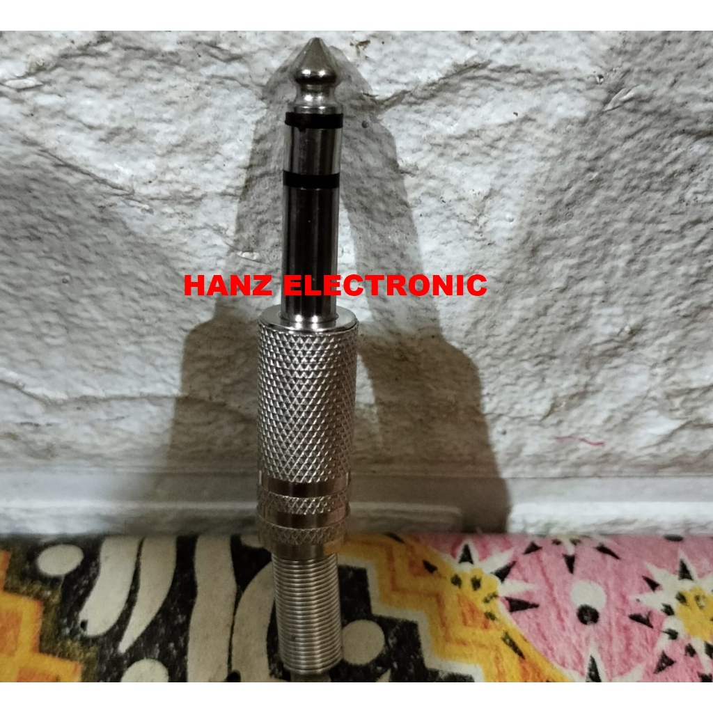 Jual JacK jak jek Akai 6.5mm Stereo Besi - Mic Silver - Audio - Besi ...