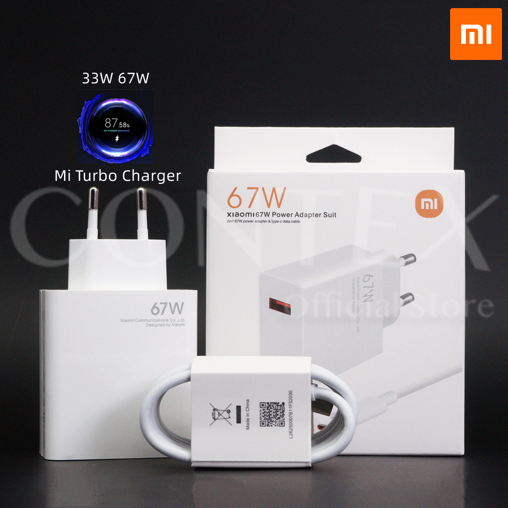 Jual Charger XiaoMi RedMi 10W 18W 33W 67Watt Mi Turbo Charger Adapter ...