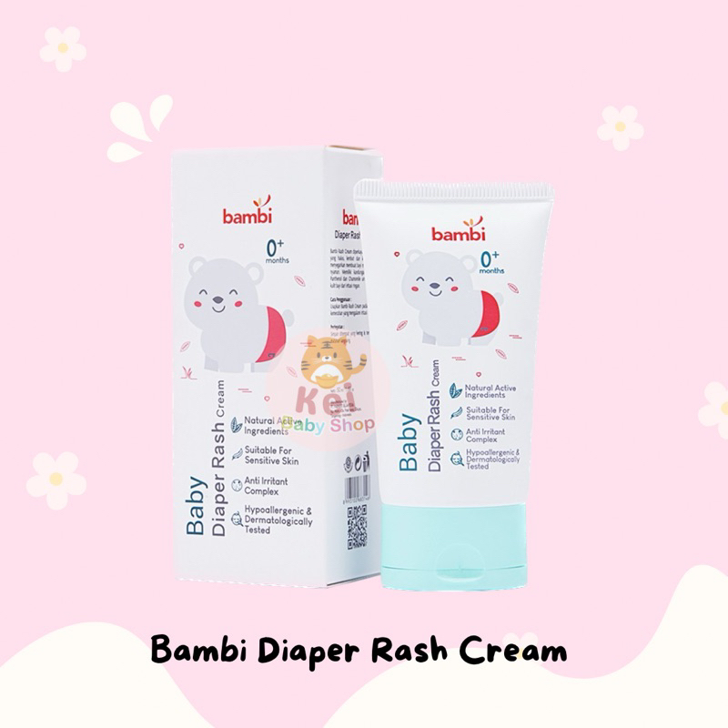 Jual Bambi Baby Diaper Rash Cream / Krim Ruam Popok Bayi / Cream Kulit ...