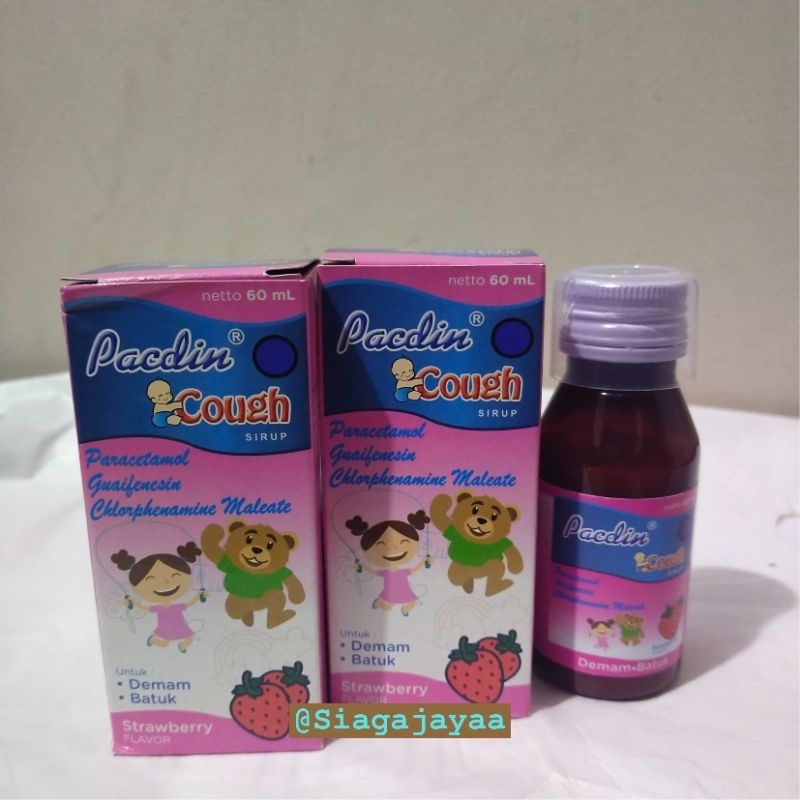 Jual Pacdin Cough Strawberry Syrup 60ml | Shopee Indonesia