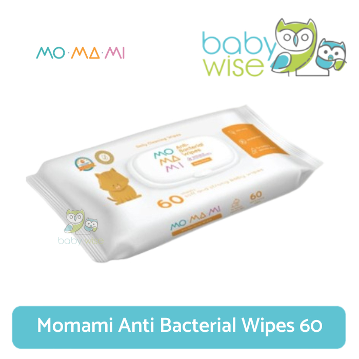 Jual Momami Anti Bacterial Wipes 60 - Tissue Bayi | Shopee Indonesia