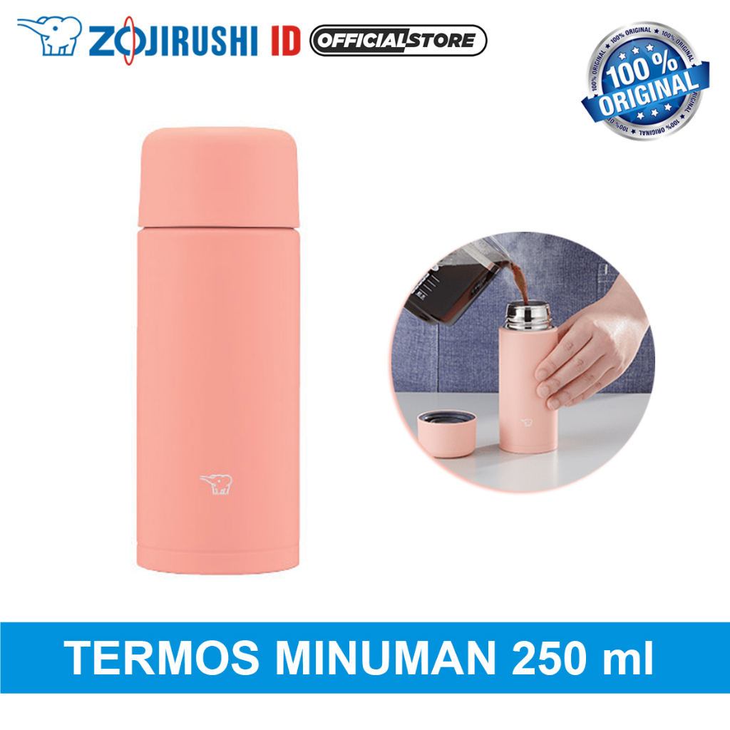 Jual Zojirushi SM-MA25 PM Vacuum Mug Botol Minum Tumbler - 250mL [Dahlia Pink] | Shopee Indonesia