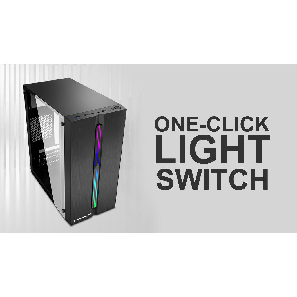 Jual Casing Pc Venom Rx Kratos RGB M-Atx | Shopee Indonesia