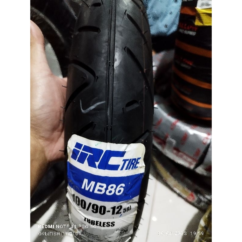 Jual Ban IRC MB86 100/90-12 tubles - Ban Depan Honda New Scoopy/Ban ...