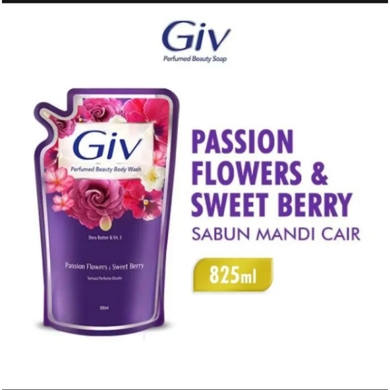 Jual GIV BEAUTY SABUN MANDI CAIR PASSION FLOWERS & SWEET BERRY POUCH ...