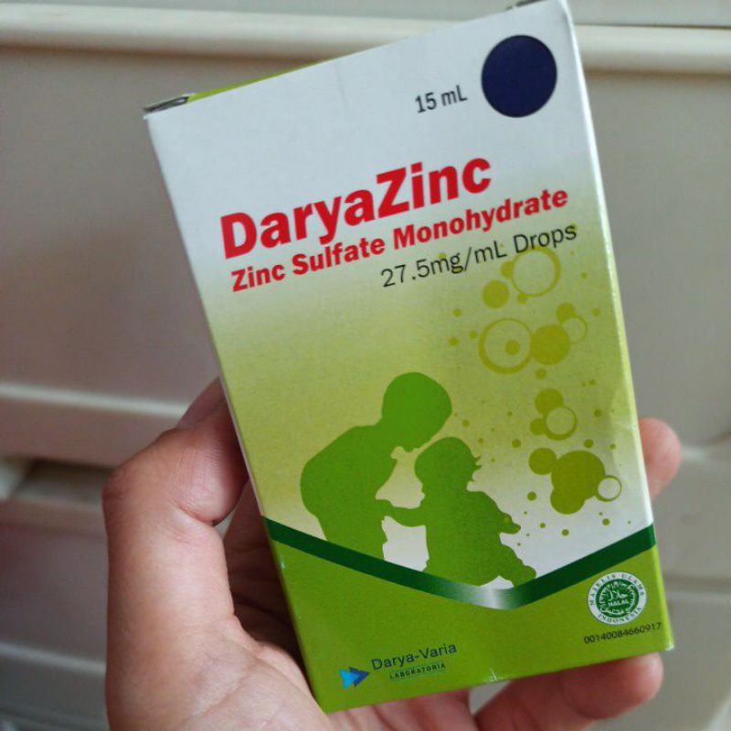 Jual DaryaZinc Drops Drop Darya Zinc Sulfate Monohydrate 15ml 15 ml ...